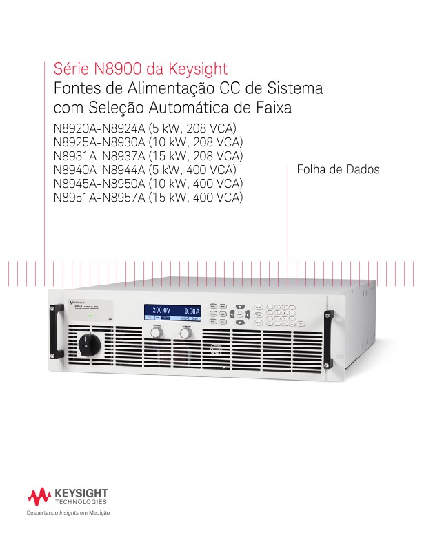 N8900 Series Autoranging System DC Power Supplies PDF Asset Page | Keysight